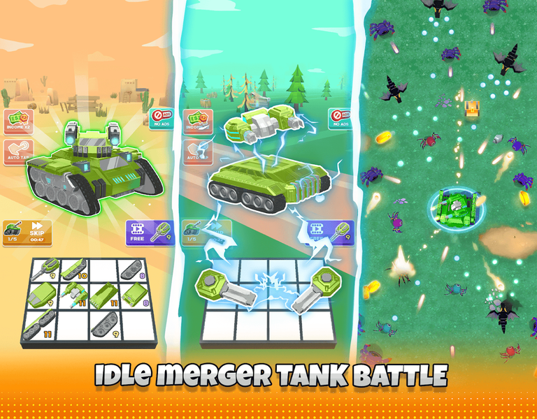 دانلود بازی Idle Merger Tank Battle اندروید بازار