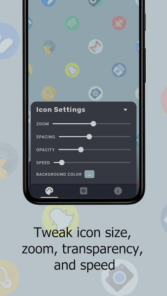 دانلود برنامه Scrolling Icons Live Wallpaper اندروید | بازار