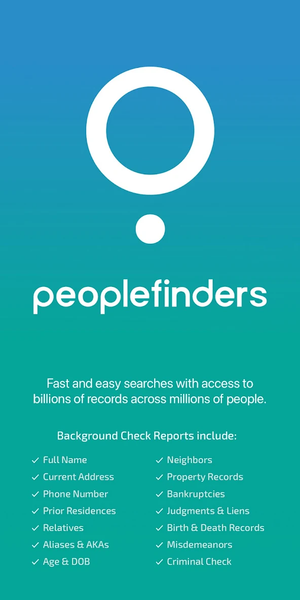 دانلود برنامه PeopleFinders: People Search اندروید | بازار