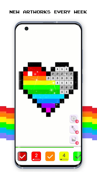 دانلود بازی Pixel Art Book Coloring Games اندروید بازار