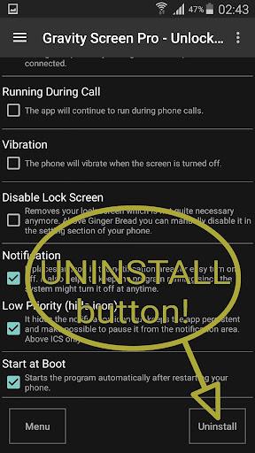 دانلود برنامه Gravity Screen Onoff اندروید بازار