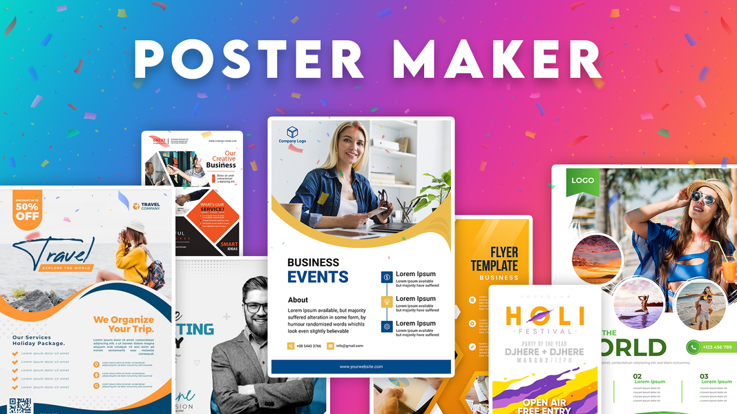 برنامه Poster Maker , Flyer Design - دانلود | بازار