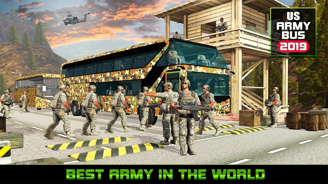 دانلود بازی Offroad Us Army Bus Transport اندروید بازار