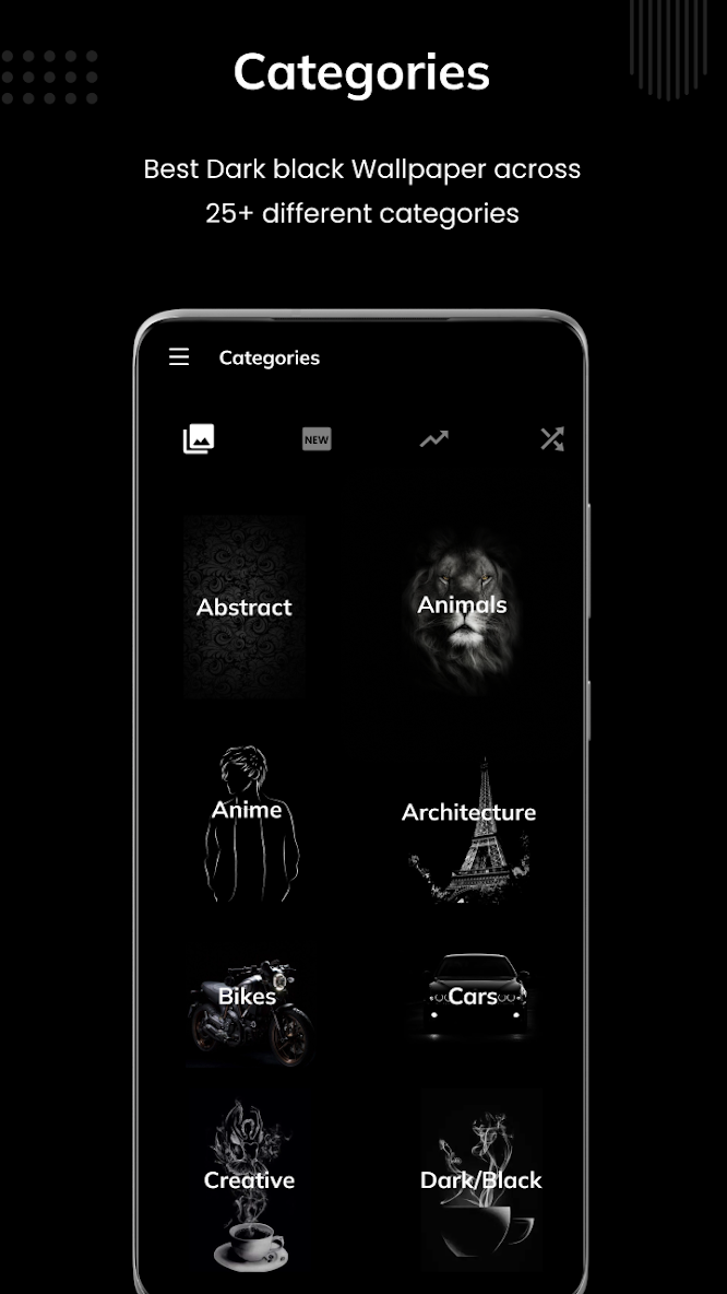 دانلود برنامه Black Wallpaper Dark Wallpaper اندروید | بازار
