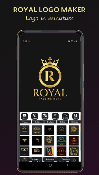 دانلود برنامه Royal Logo Maker Logo Design اندروید بازار