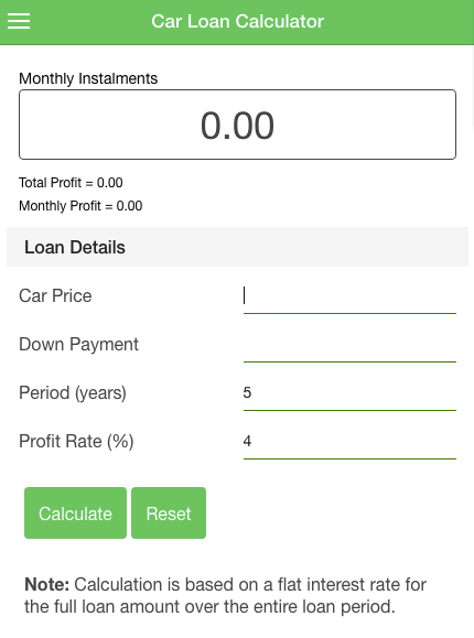 5 year auto loan calculator store