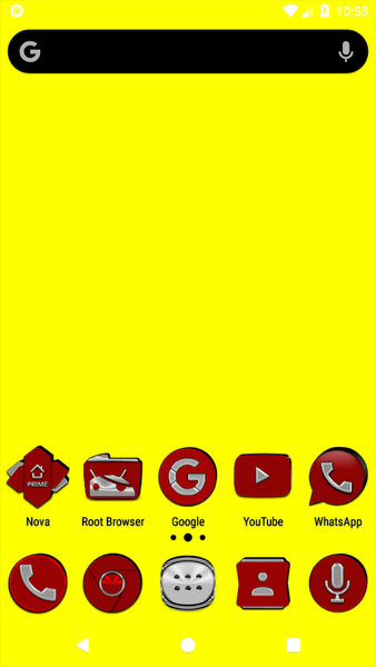 دانلود برنامه Red Icon Pack اندروید بازار