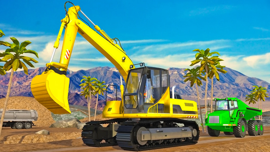 بازی Sand Excavator Crane Simulator دانلود بازار