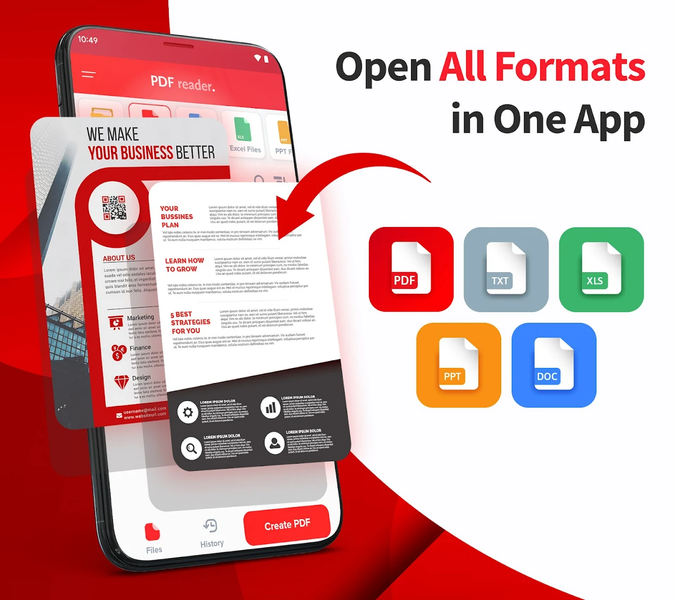 دانلود برنامه Pdf Reader Pdf And Ebook Viewer اندروید بازار
