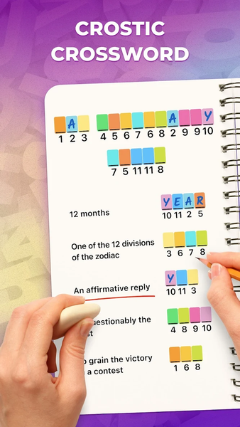 دانلود بازی Crostic Crossword-word Puzzles اندروید بازار