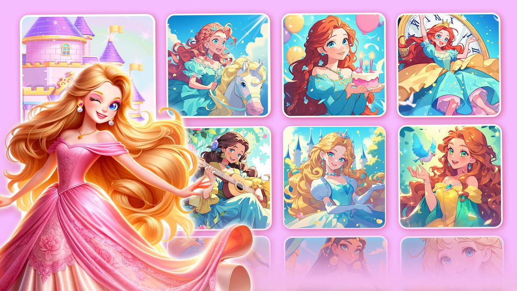 دانلود بازی Princess Game Fantasy Coloring اندروید بازار