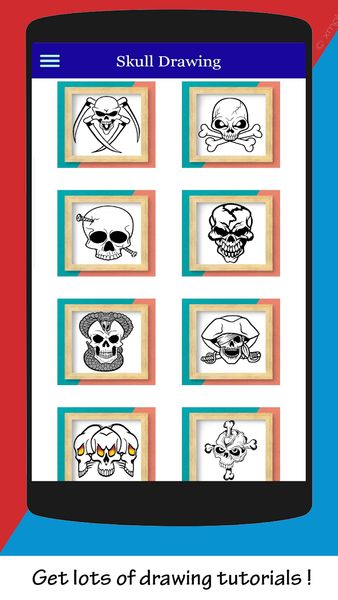 دانلود برنامه How To Draw Skull Tattoo Easy اندروید بازار