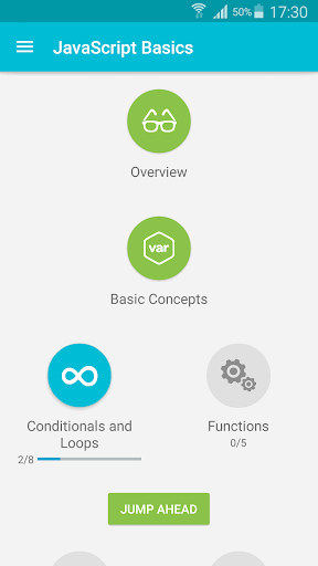 دانلود برنامه Learn Javascript اندروید بازار