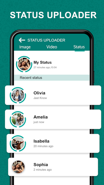 دانلود برنامه Status Saver And Status Uploader اندروید بازار