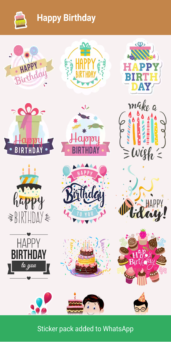 دانلود برنامه Stickers For All Occasions اندروید بازار