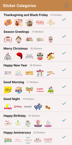 دانلود برنامه Stickers For All Occasions اندروید بازار