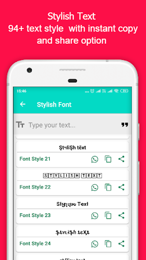دانلود برنامه Stylish Fonts اندروید بازار