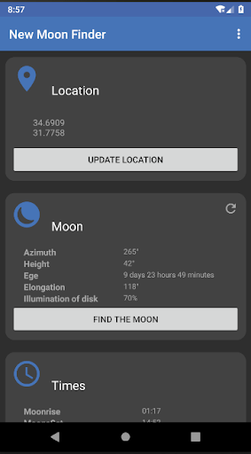 دانلود برنامه Moon Finder اندروید | بازار