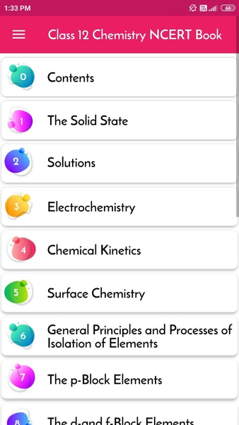 دانلود برنامه Class ۱۲ Chemistry Ncert Book اندروید بازار