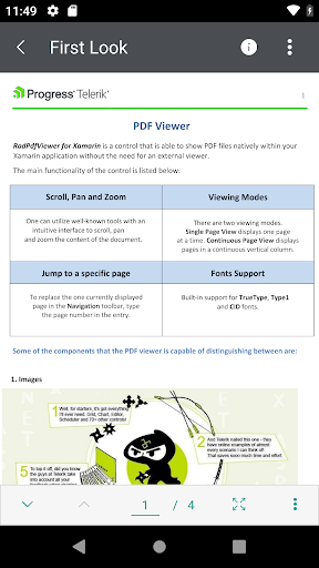 دانلود برنامه Telerik UI for Xamarin Samples اندروید | بازار