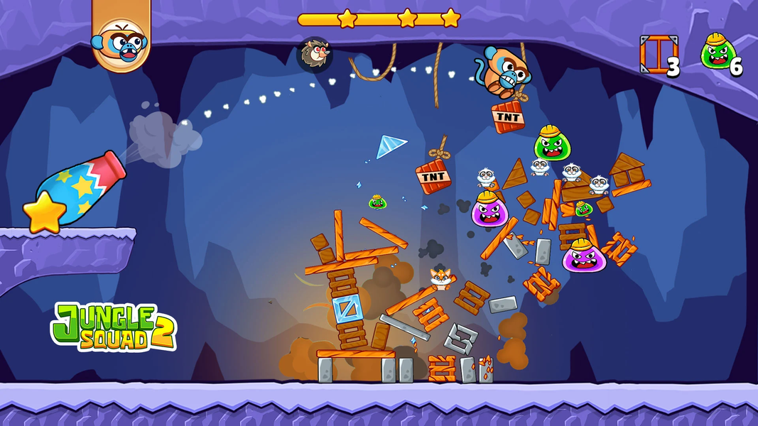 دانلود بازی Jungle Squad Cannon Shooter اندروید بازار