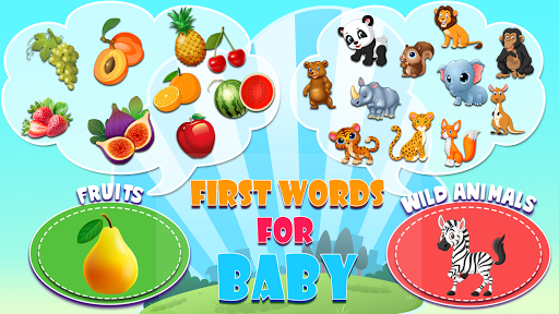 دانلود بازی Baby first words for kids and toddlers, ۱۰۰+ words اندروید ...