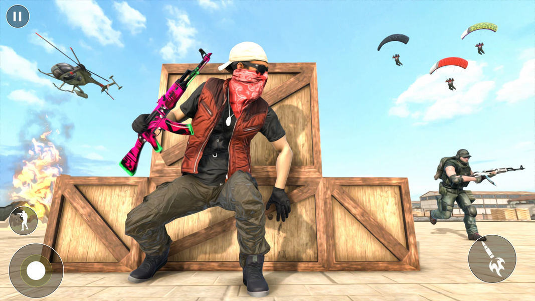 دانلود بازی Battlegrounds Fire Squad War اندروید بازار
