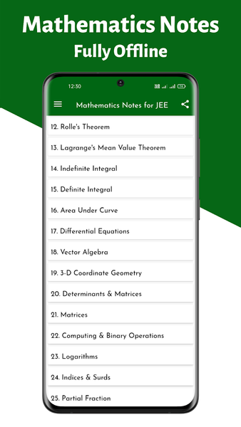 دانلود برنامه Maths Notes For Jee Offline اندروید بازار