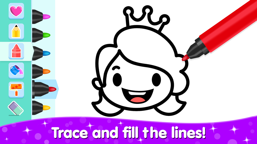 دانلود بازی Coloring And Drawing For Girls اندروید بازار