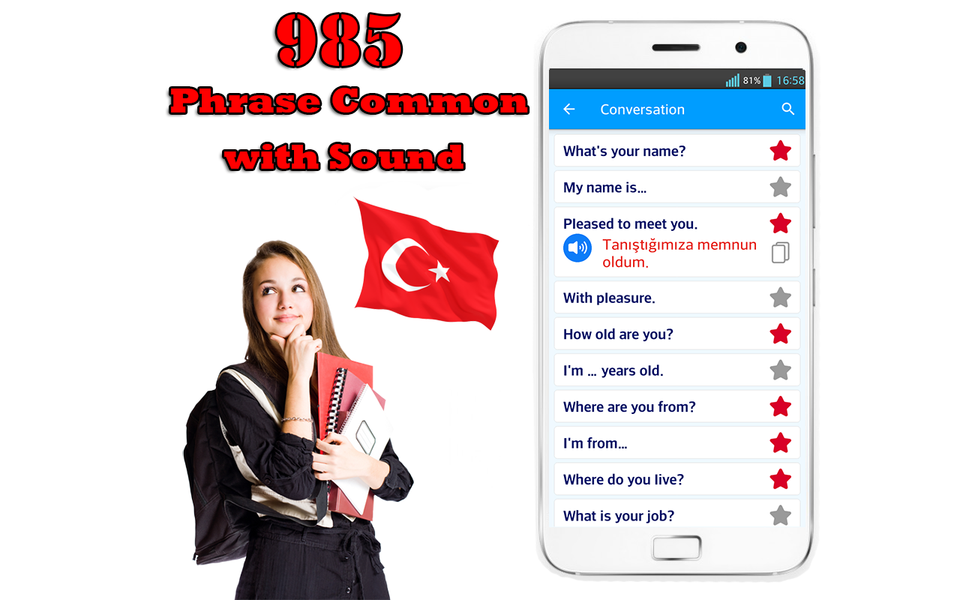 دانلود برنامه Learn Turkish Phrases Offline اندروید بازار