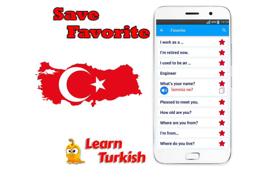 دانلود برنامه Learn Turkish Phrases Offline اندروید بازار