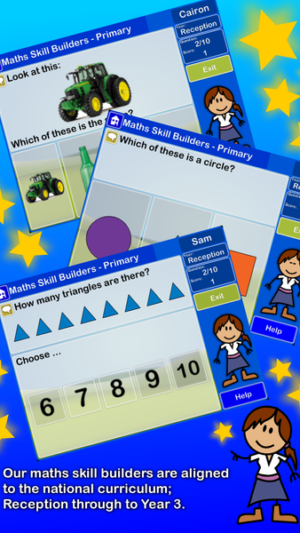 برنامه Maths Skill Builders Lite Uk دانلود بازار