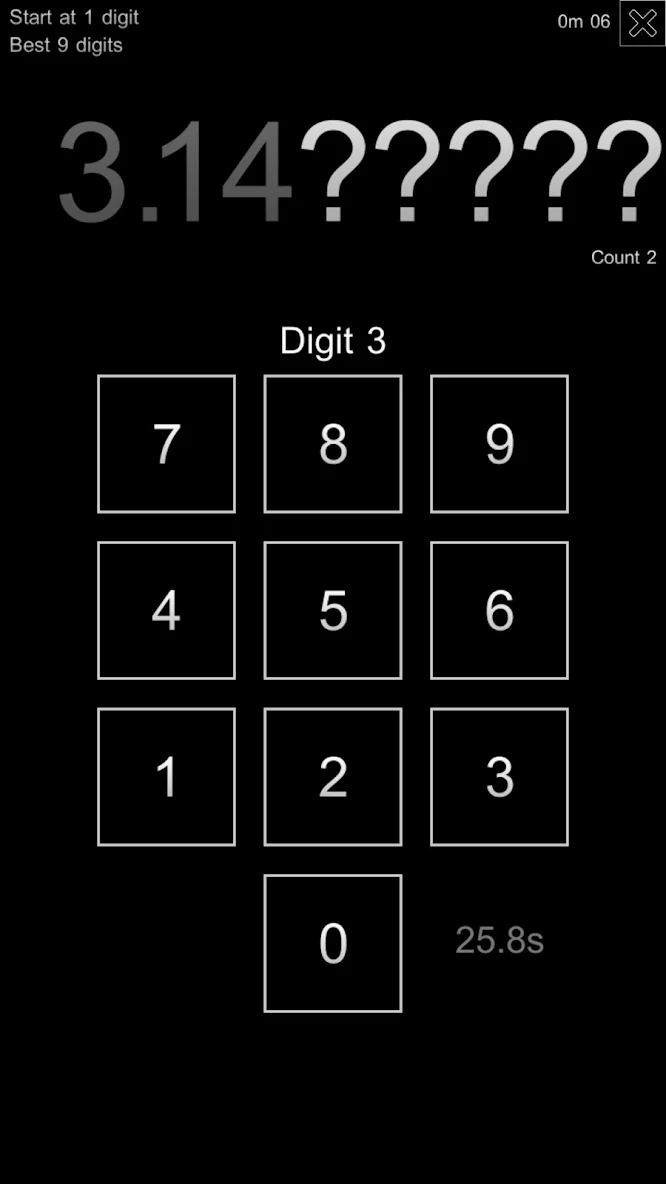 دانلود بازی Memorize Pi Digits - ۳.۱۴π اندروید | بازار