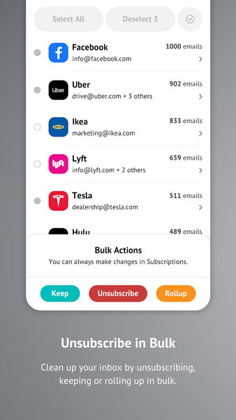 دانلود برنامه Unroll.Me - Email Cleanup اندروید | بازار دانلود برنامه Unroll.Me - Email Cleanup اندروید | بازار