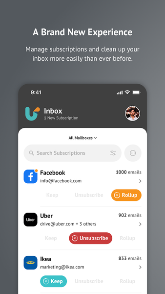 دانلود برنامه Unroll.Me - Email Cleanup اندروید | بازار دانلود برنامه Unroll.Me - Email Cleanup اندروید | بازار