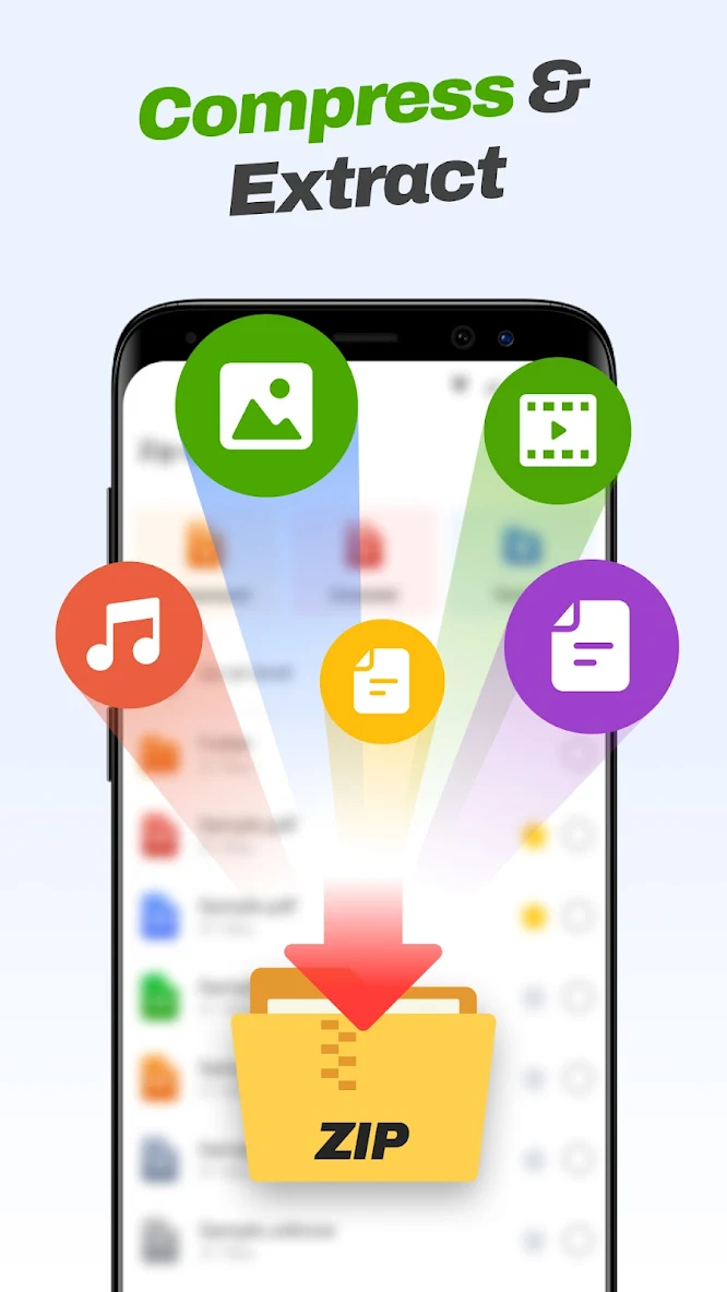دانلود برنامه Zip Rar Extractor Unzip Files اندروید بازار