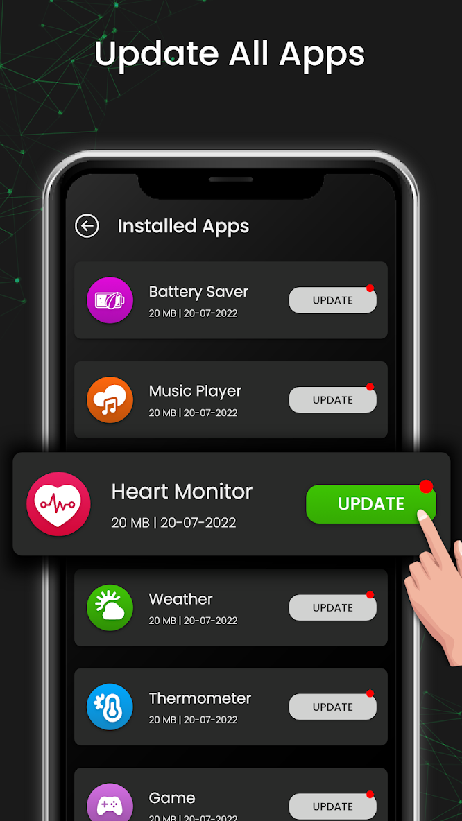 دانلود برنامه Update Software - Apps Updater اندروید | بازار