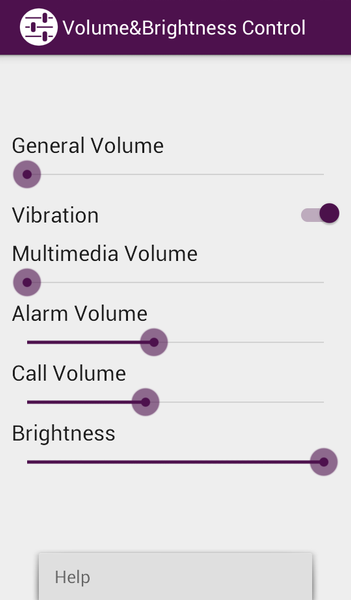 دانلود برنامه Volume & Brightness Control اندروید | بازار
