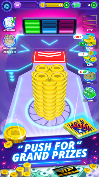دانلود بازی Coin Pusher Vegas Dozer اندروید بازار