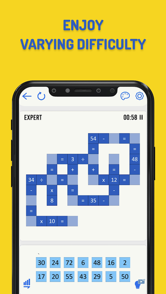 دانلود برنامه Math Crossmath Puzzle اندروید بازار
