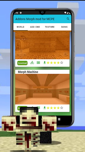 دانلود برنامه Addons Morph Mod For Mcpe اندروید بازار