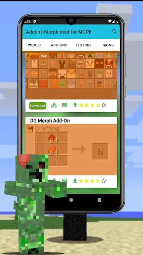 دانلود برنامه Addons Morph Mod For Mcpe اندروید بازار