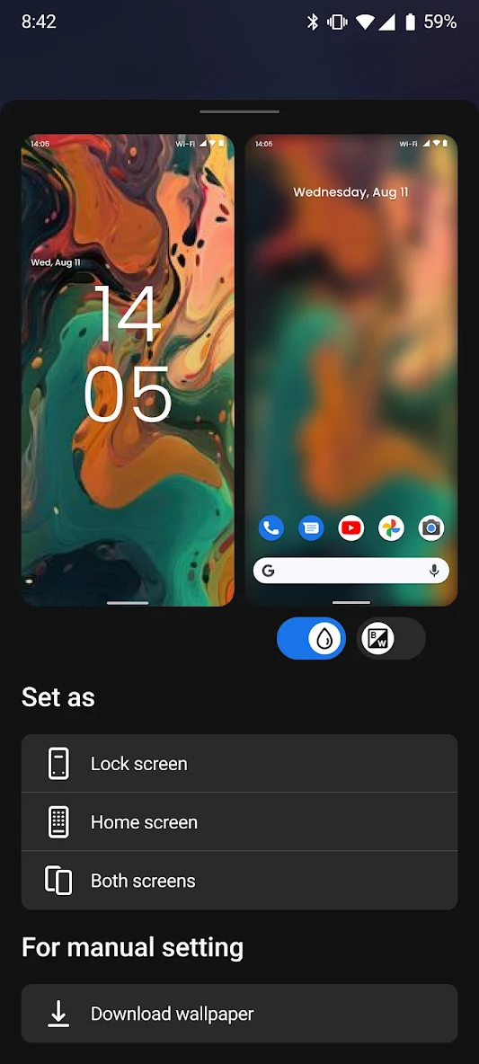 دانلود برنامه issa / aesthetic wallpaper اندروید | بازار
