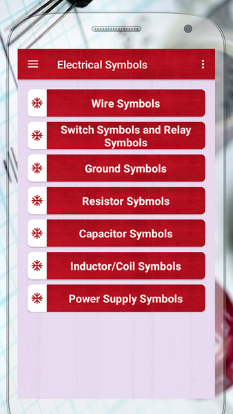 دانلود برنامه Electrical Symbols اندروید بازار