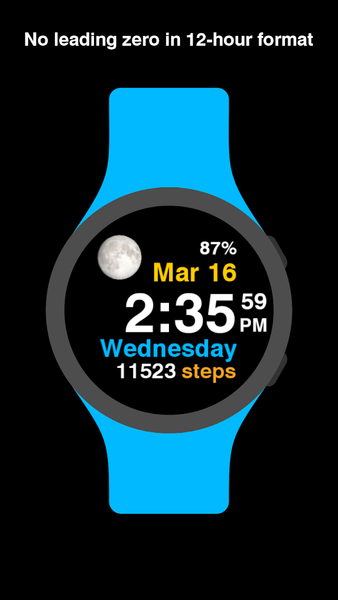 دانلود برنامه Moon Steps Watch Face اندروید بازار