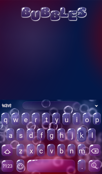 دانلود برنامه Bubbles Animated Keyboard اندروید بازار