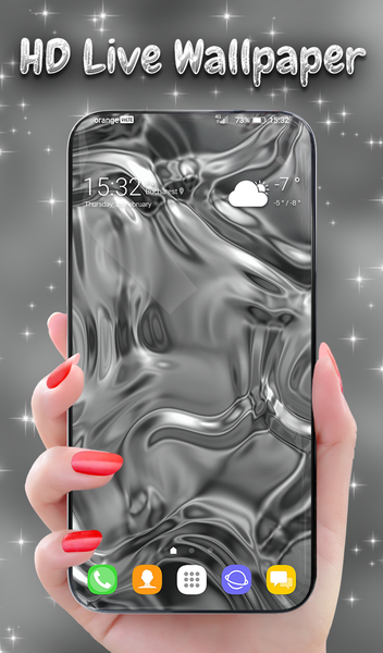 دانلود برنامه Liquid Mercury Wallpaper اندروید بازار