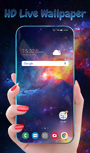 دانلود برنامه Stars Galaxy Wallpaper Theme اندروید بازار