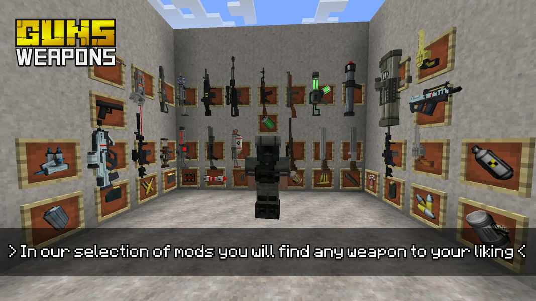 دانلود برنامه Guns And Weapons Mods For Mcpe اندروید بازار