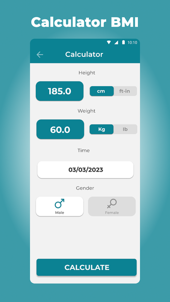 دانلود برنامه Bmi Calculator Weight Tracker اندروید بازار